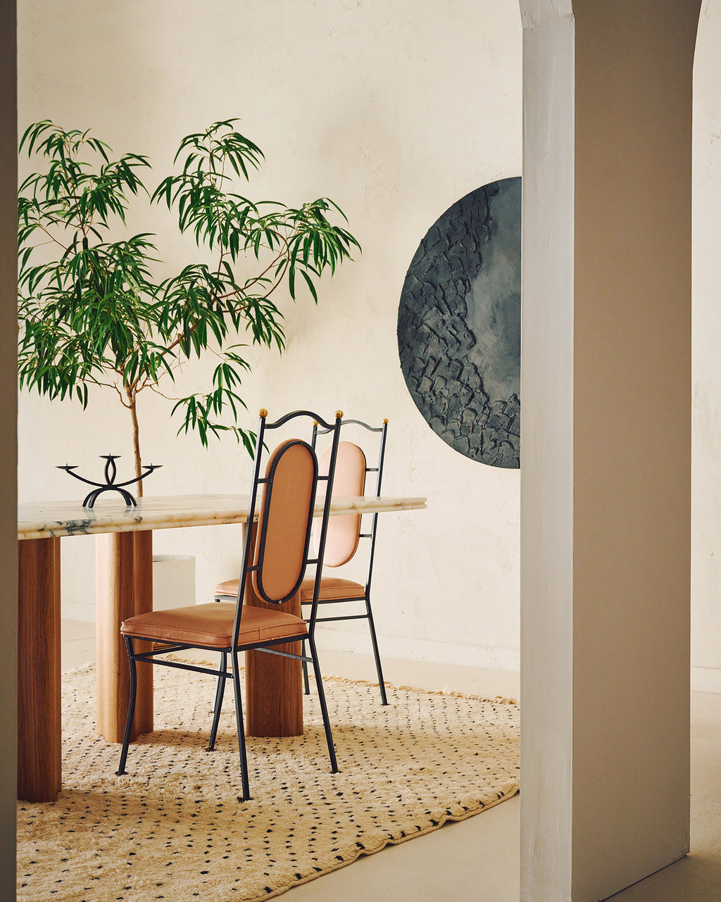 Ledge Dining Table - Stone – SSS Atelier